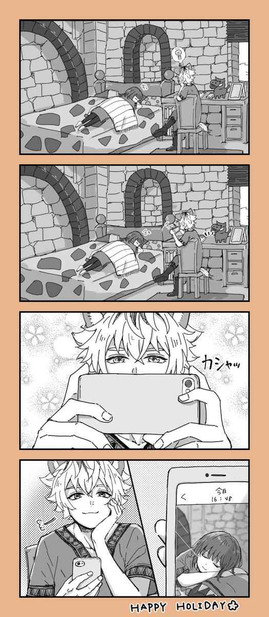 ラギ監「#twst_holiday 【トクベツな休日】企画に参加させてもらいました ️ 」piyo🐣の漫画