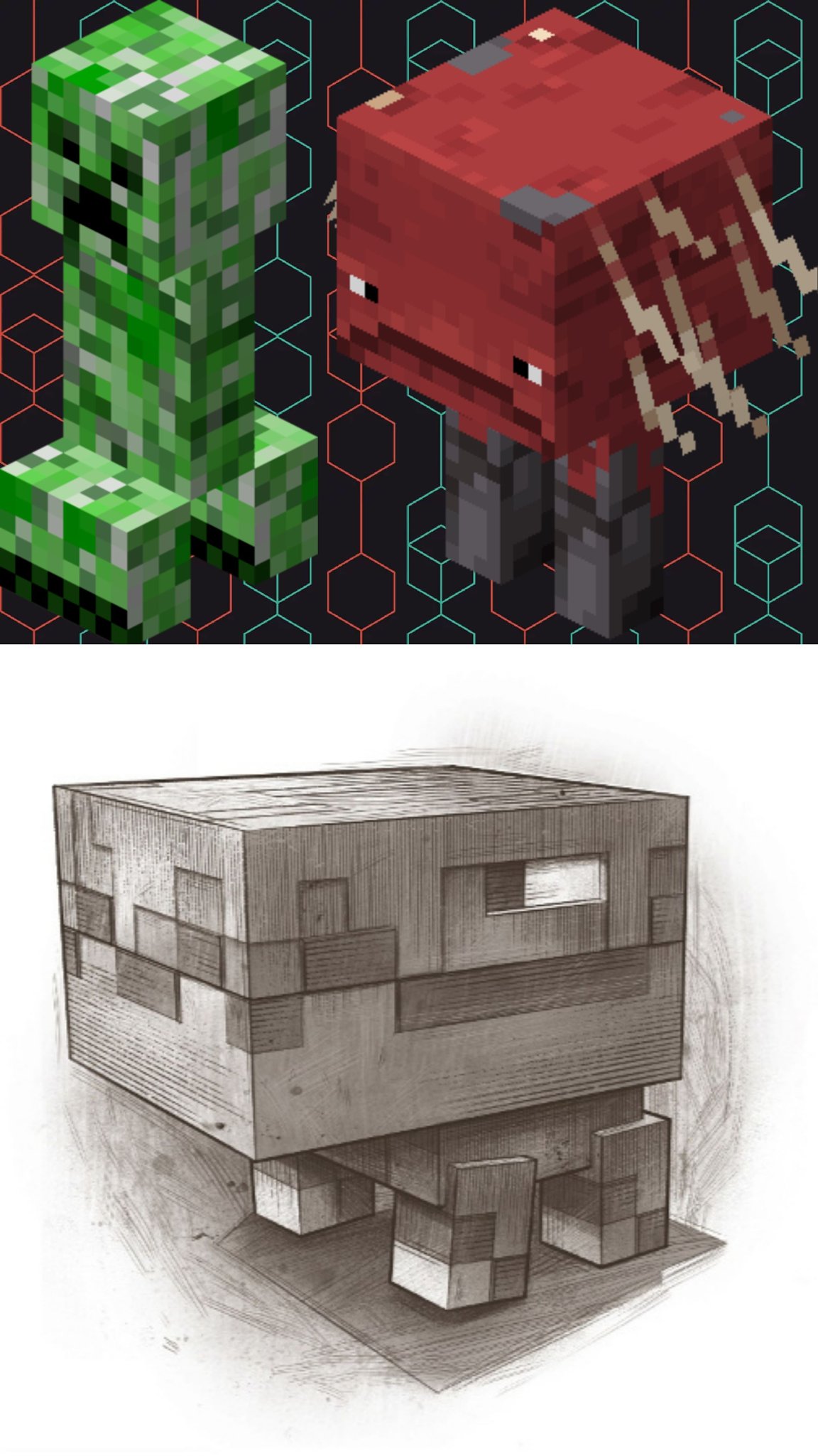 Minecraft Papercraft Grass Block