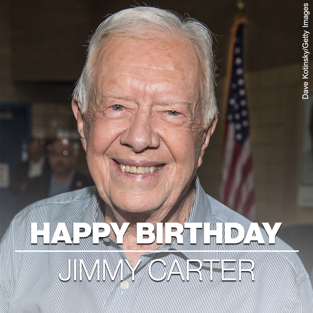 Jimmy Carter, the oldest living former president in U.S. history, turns ...