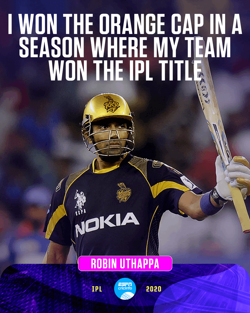 Robin Uthappa Kkr Orange Cap