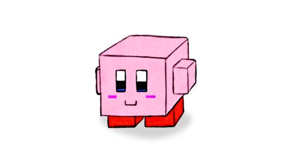 カービィ 「マイクラカービィたのしみ 」|レウンのイラスト