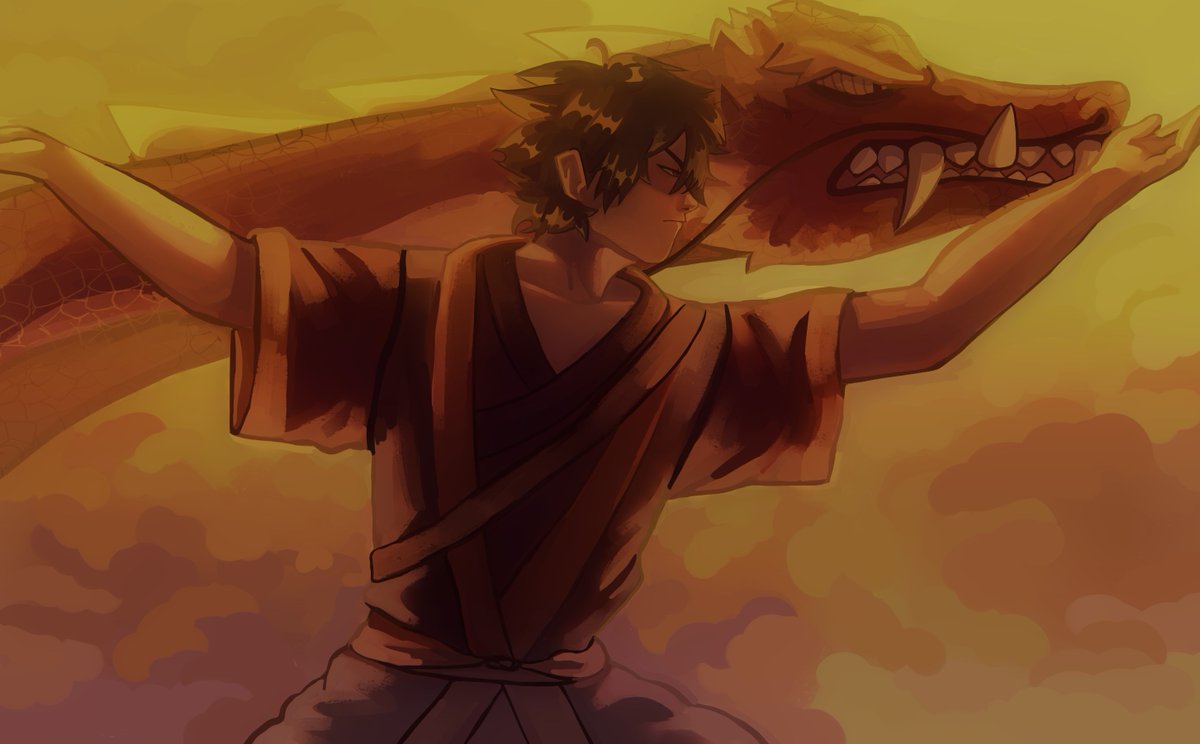 「the dancing dragon #art #atla 」|rt pinned :3のイラスト