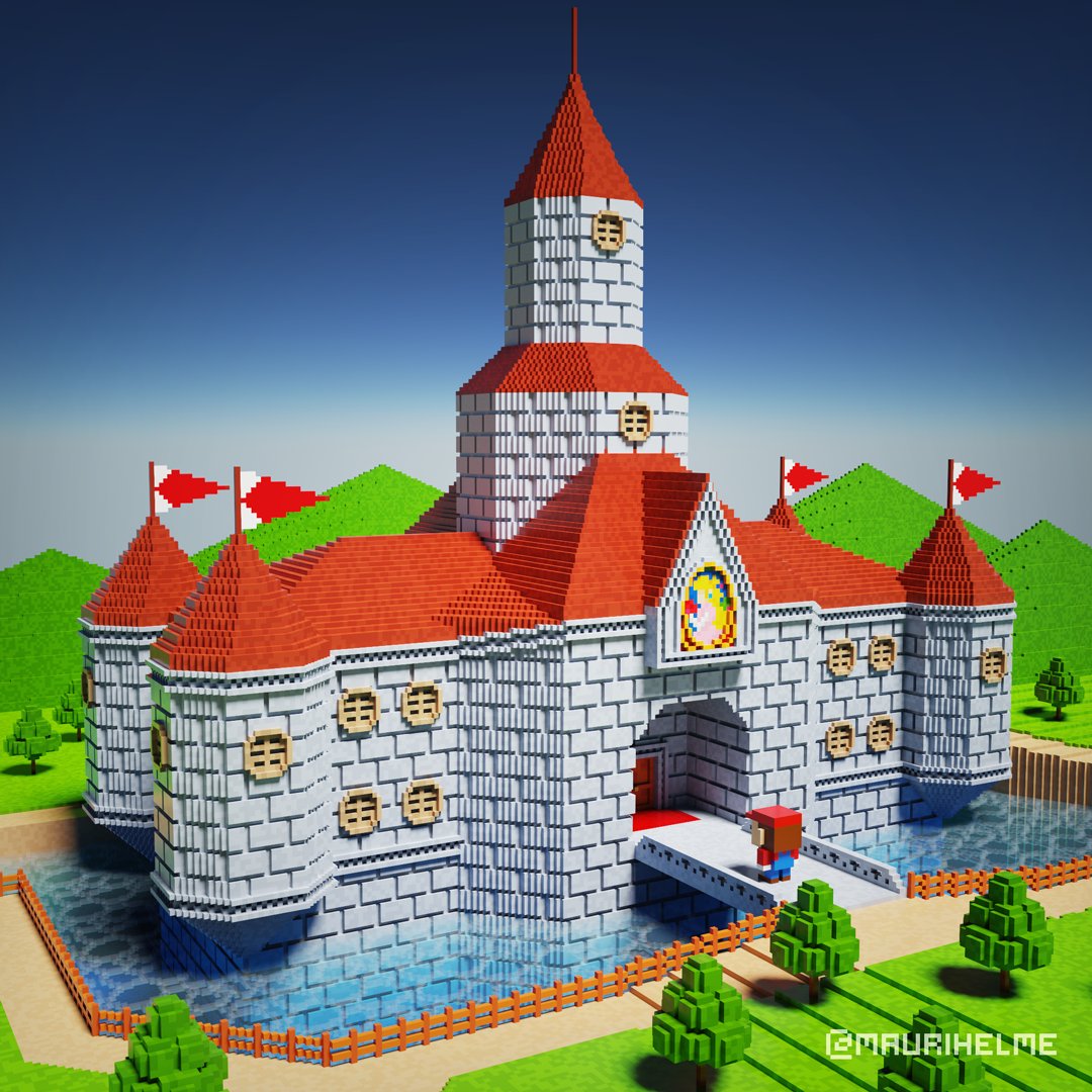 Super Mario Castle Minecraft