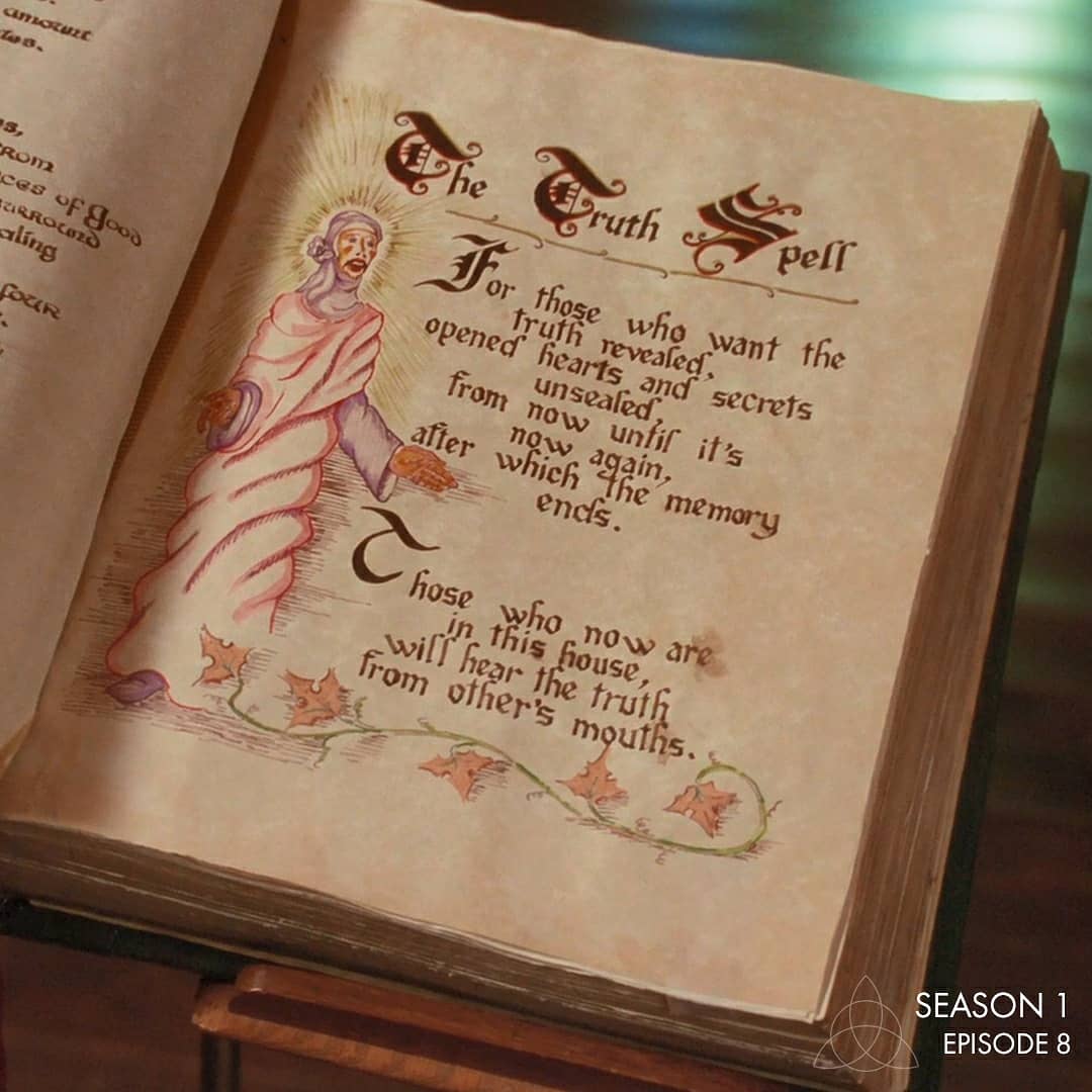 Charmed Book Of Shadows Truth Spell
