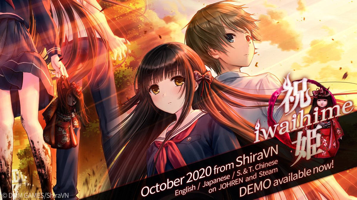 Iwaihime from ryukishi07, will be released on steam on October 23rd : r/vns