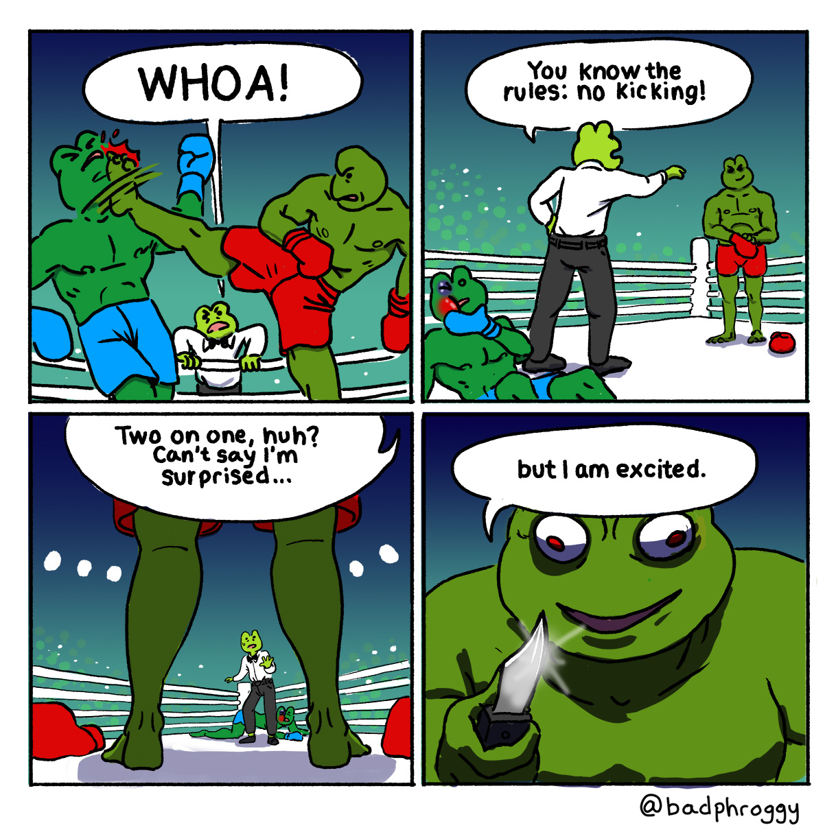 Unfair Fight Cartoon