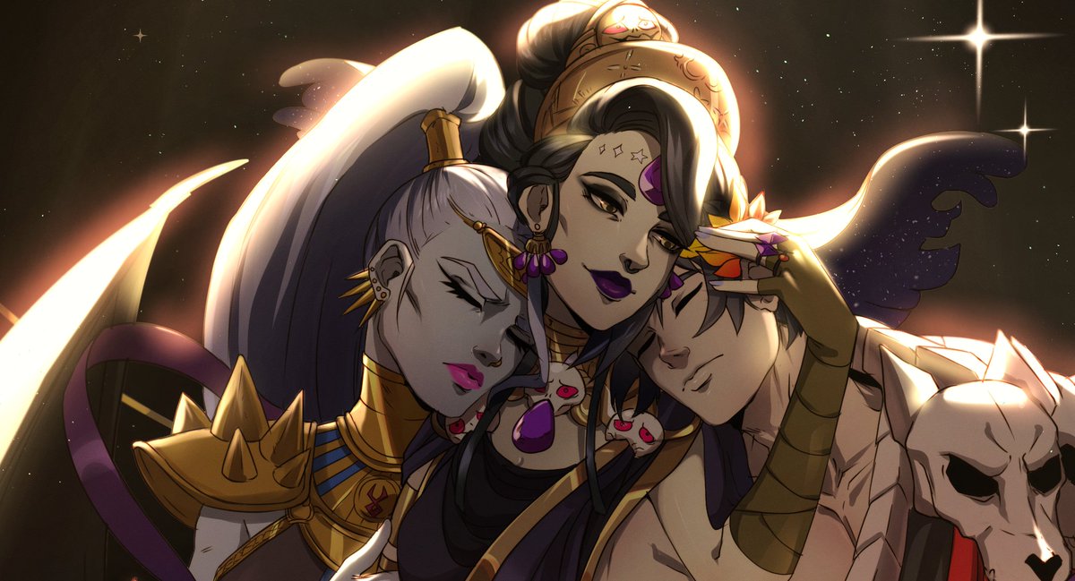 Jumaralo Hex on Twitter: "RT @bekkomi: 🌑Mother of the Night and more 🌑 #HADES #HadesGame"