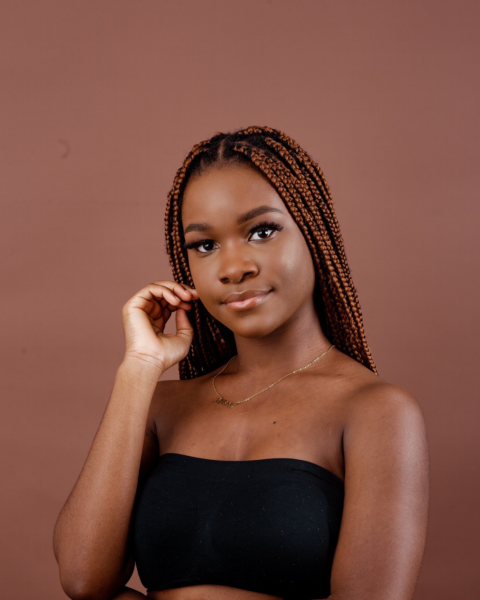 Ghanaian Models Female Young African American Girl On Caribbean Beach