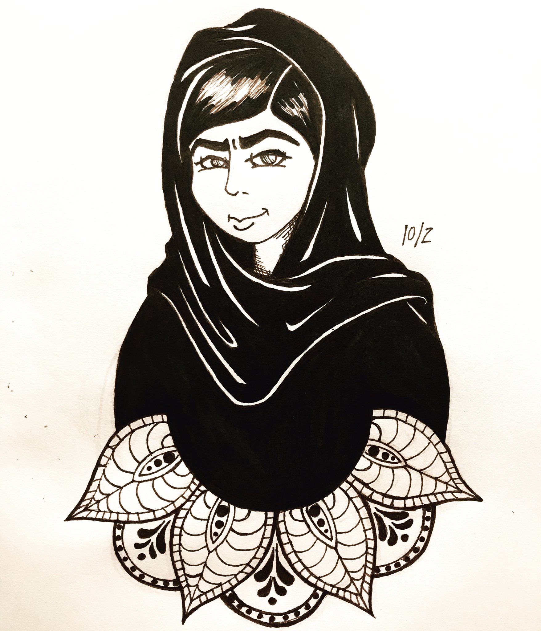 Top 163+ Malala yousafzai cartoon drawing - Tariquerahman.net