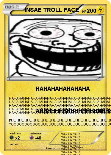 Funny Pokemon Cards Troll