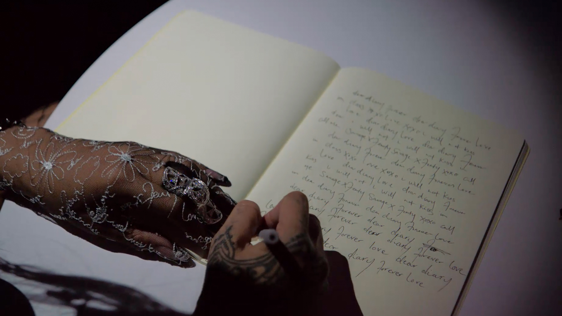 Rihanna Handwriting