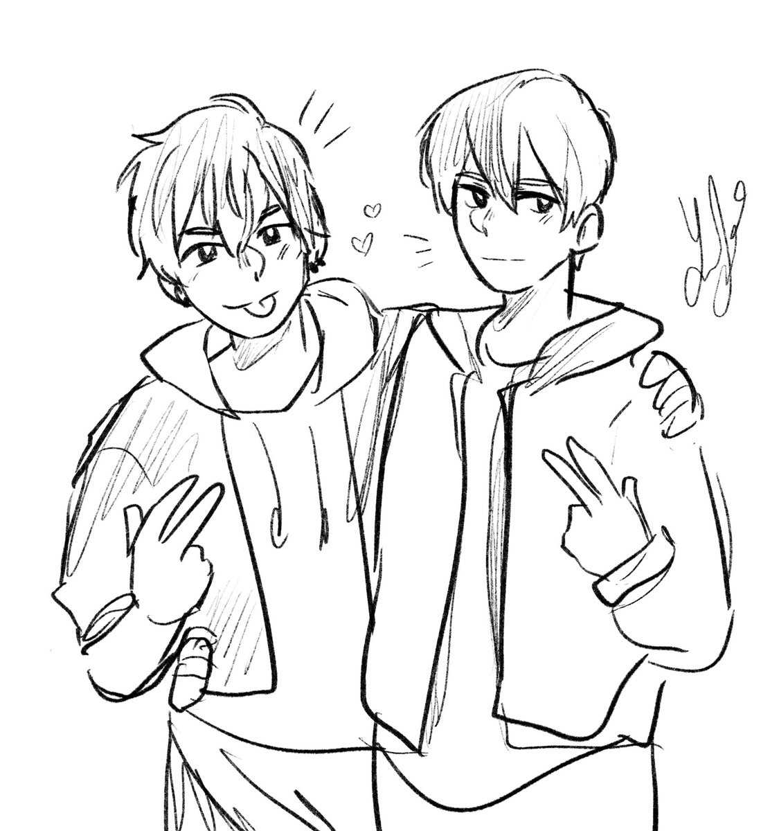 「vivid gay squad #akitoya #anhane 」|Luna 🌙の漫画