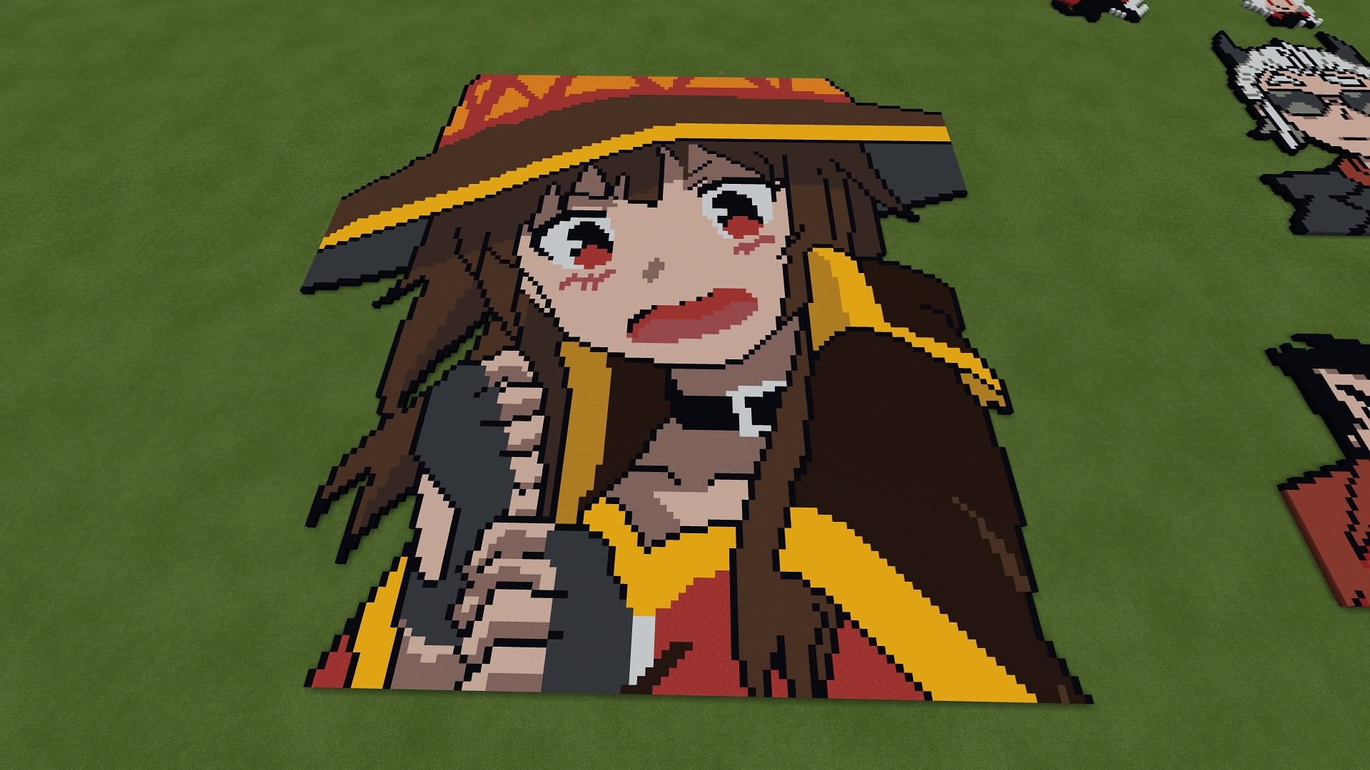 Minecraft Anime Pixel Art