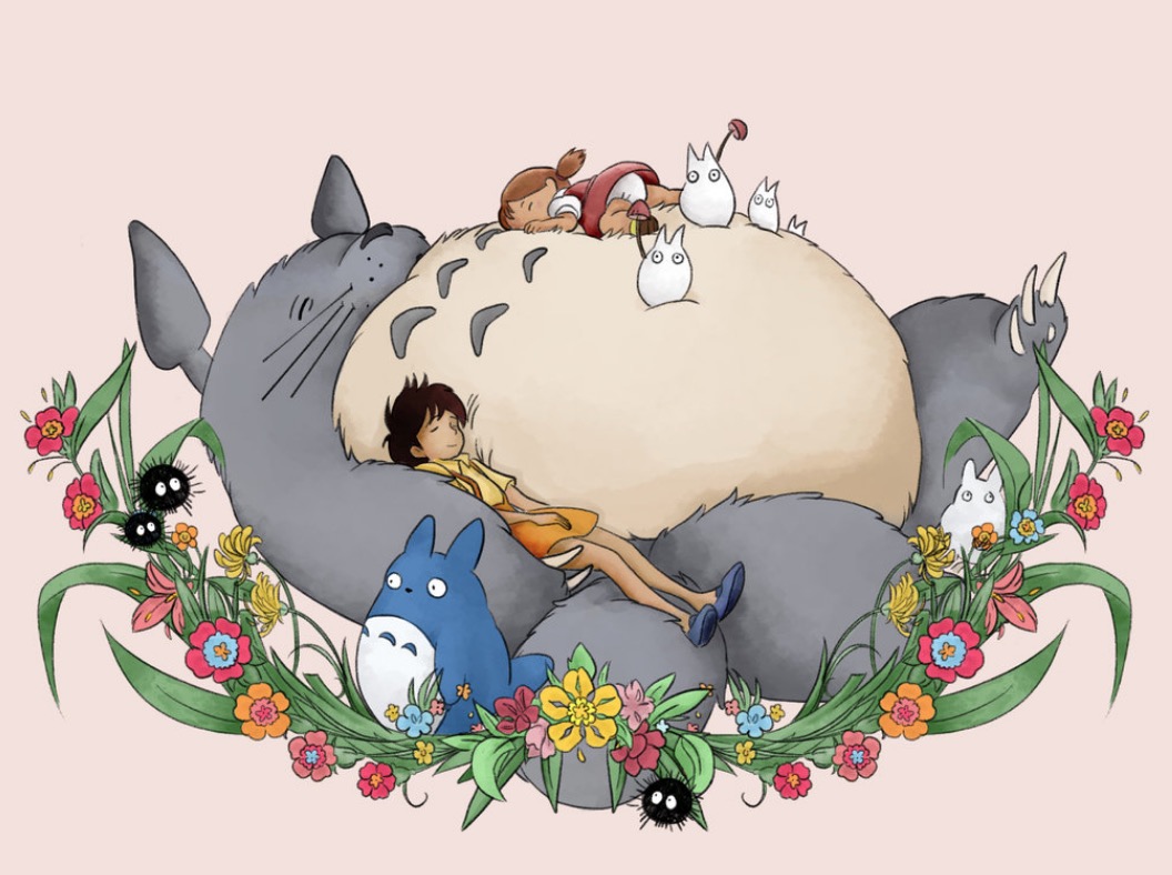 Totoro Smile Wallpaper