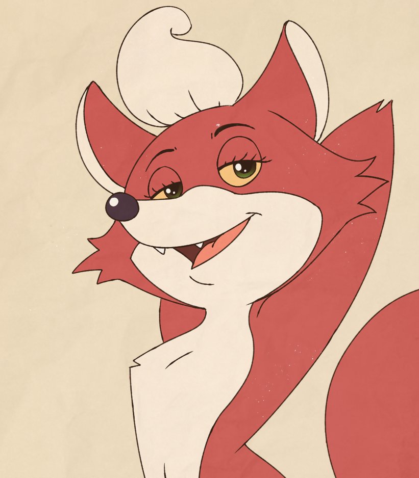 「Day 3: Fifi! A cute foxy with a french a」|⛽️ FPVのイラスト