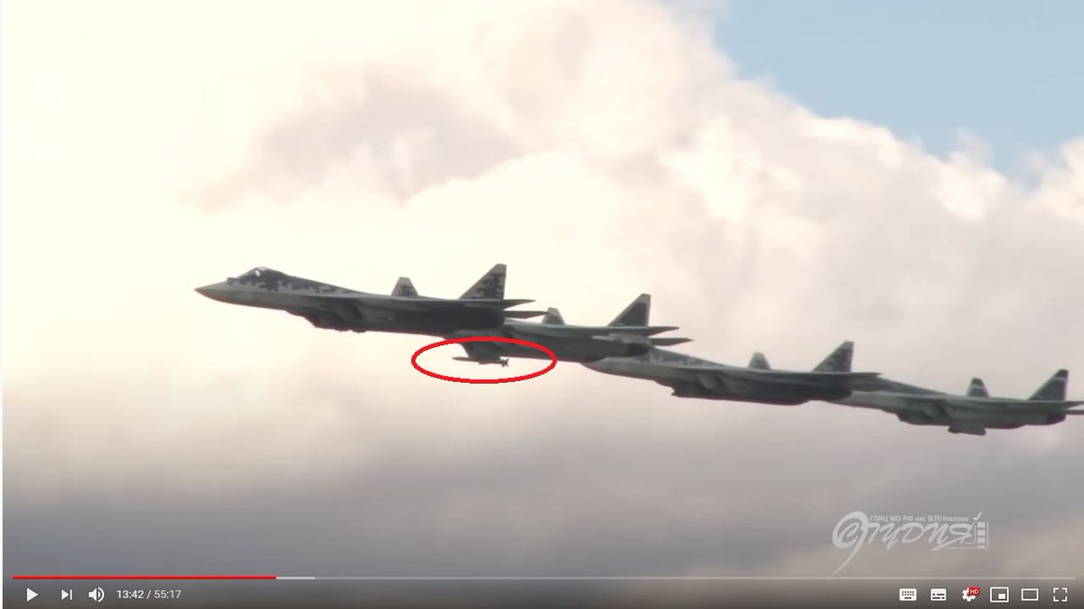 もびうす on Twitter: "RT @54_98554: 先ほどタイムラインに流れてきましたが地味にK-77M(Izd 180)らしきミサイルを翼下に搭載しているSu-57が映っていた ...