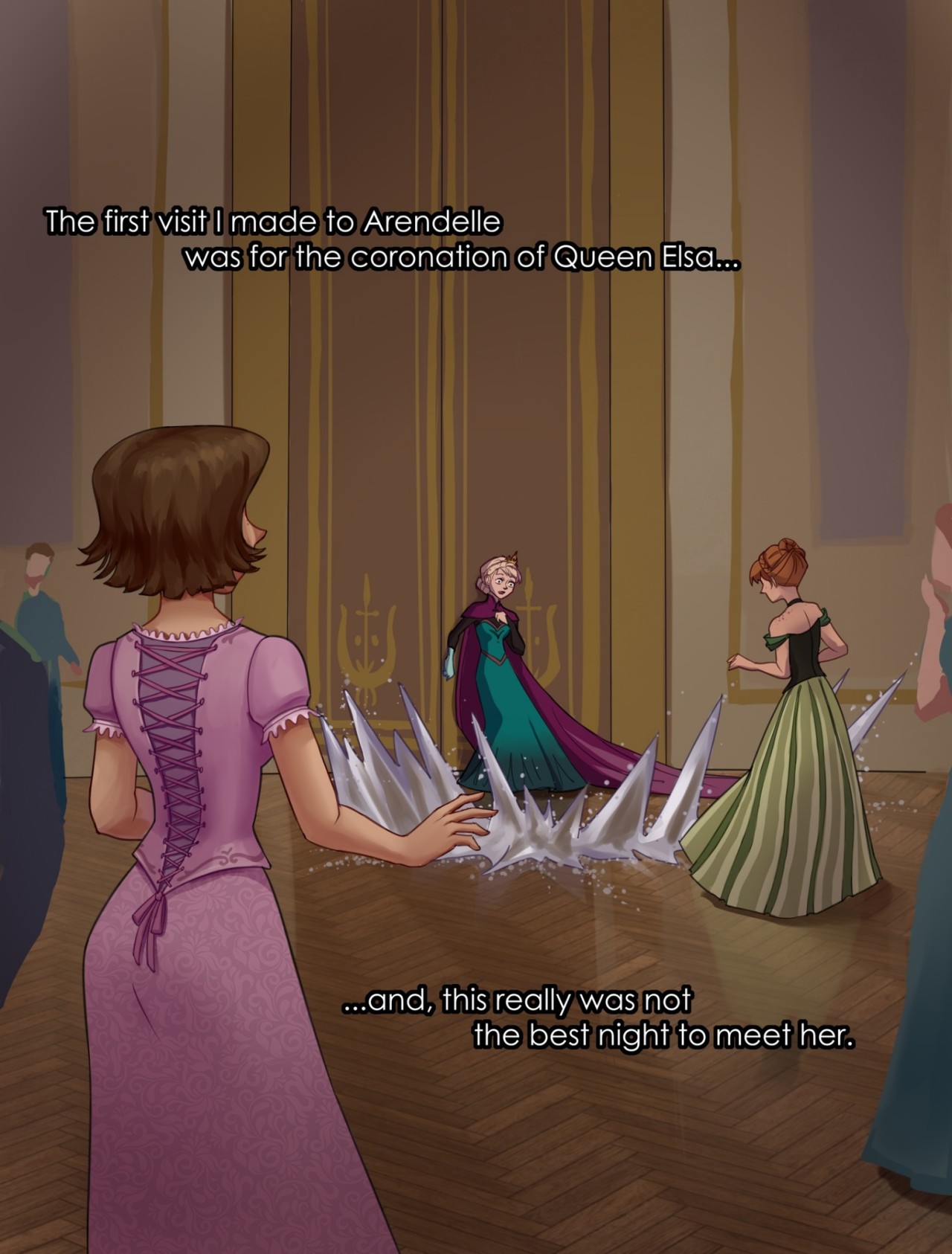 Adventure Time Frozen Crossover