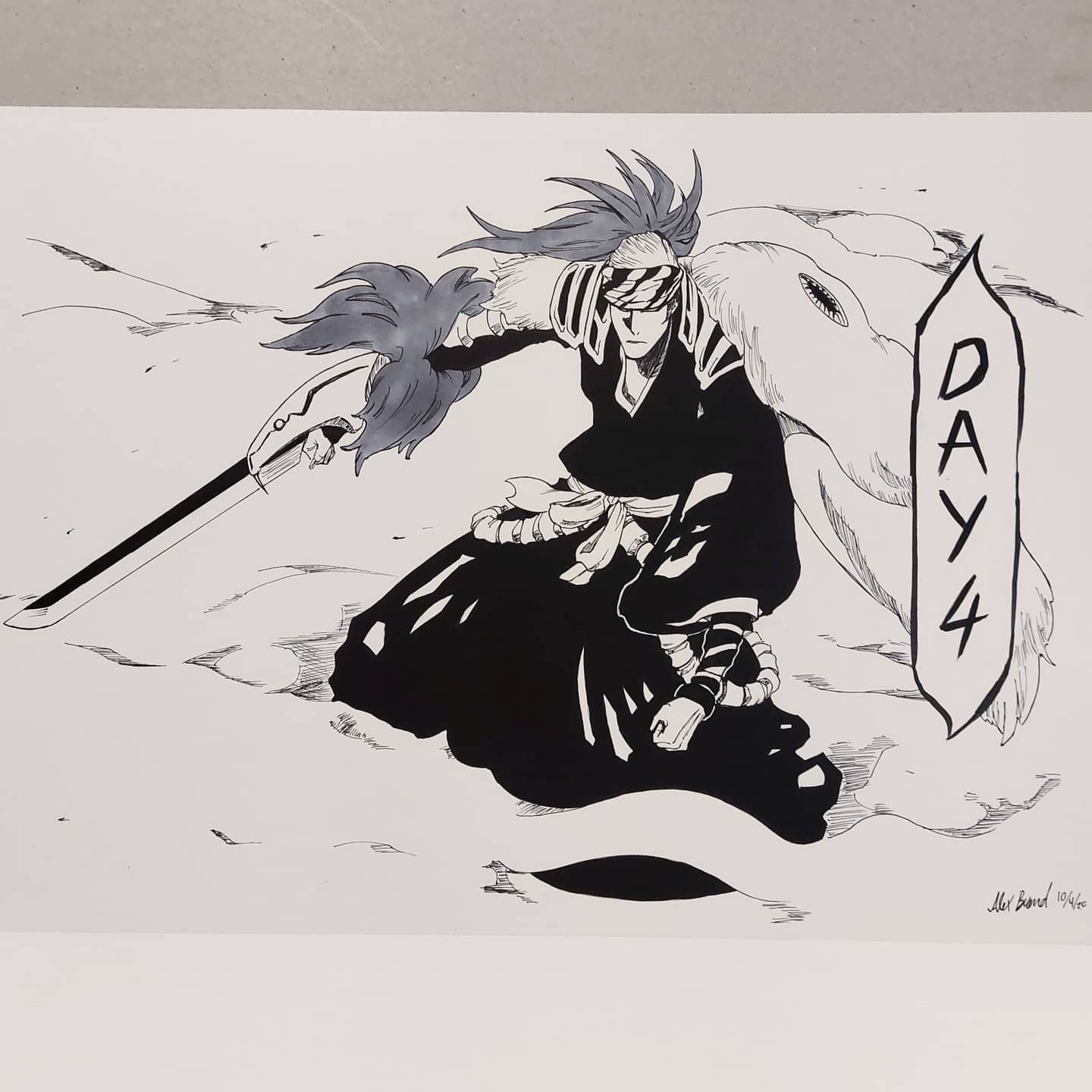 Renji Bankai Drawing