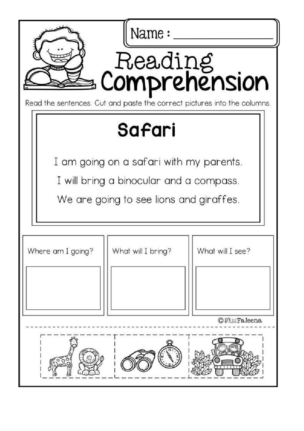 Comprehension Passages For Grade 1