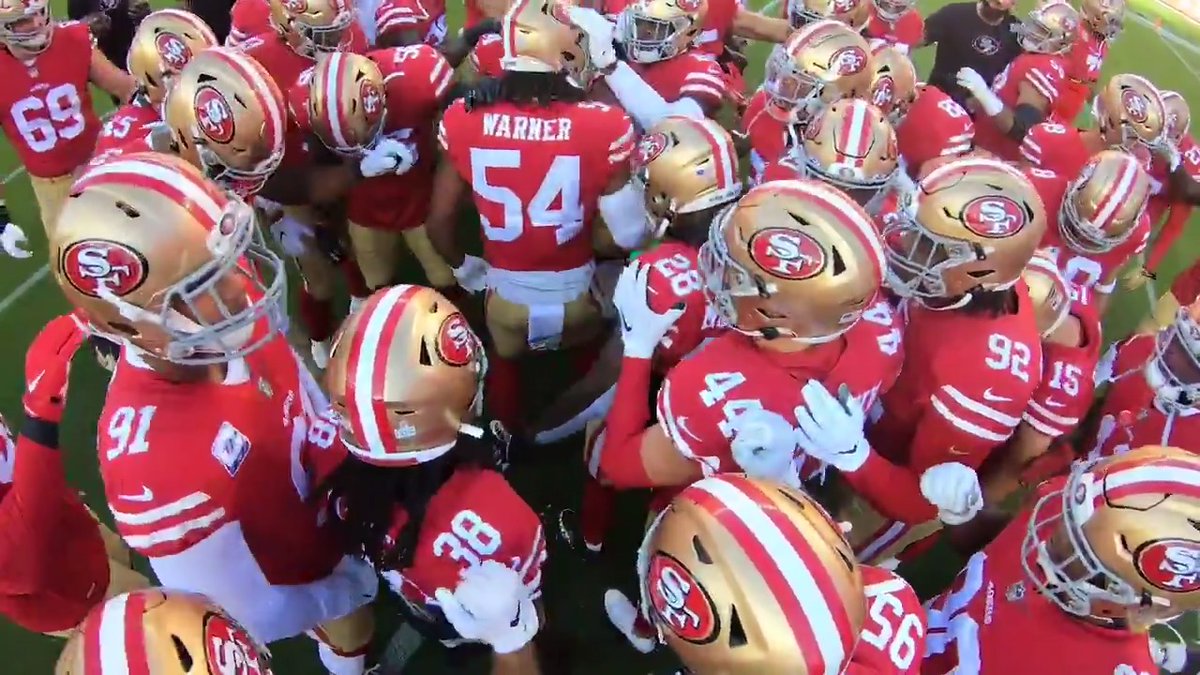 49ers Football Huddle