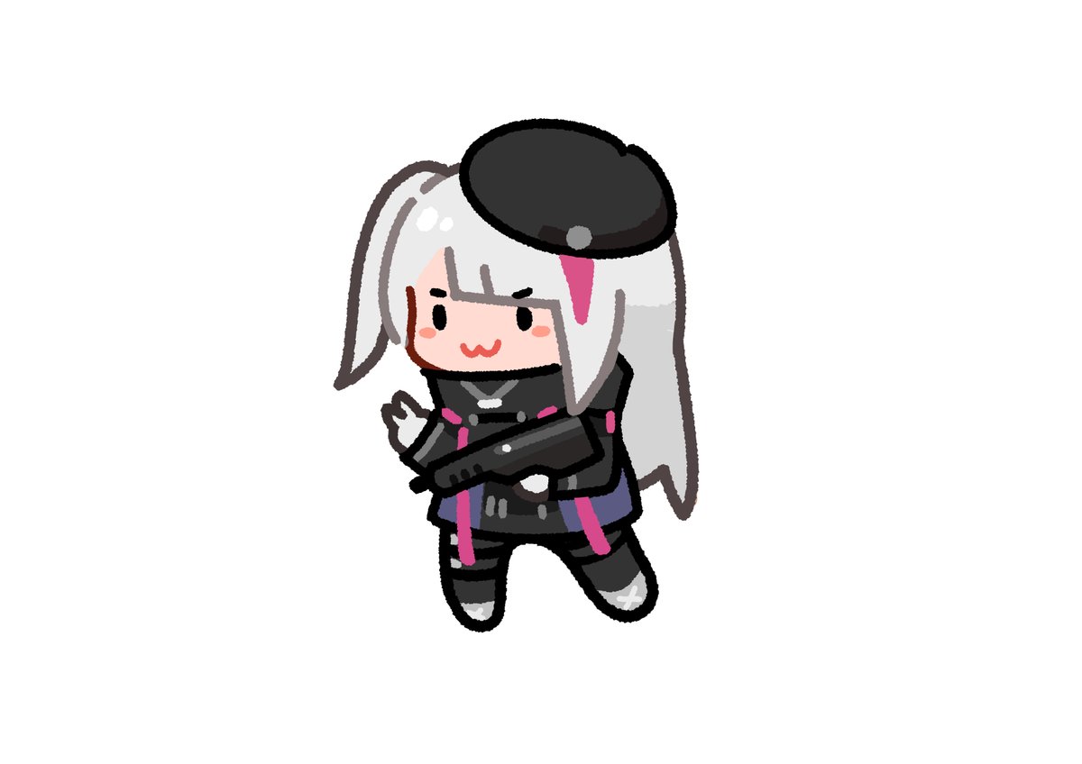 少女前線「MDR ️ #Chibitober #GirlsFrontline #GFL #」|Tamalynn 💖〖 D23 ...