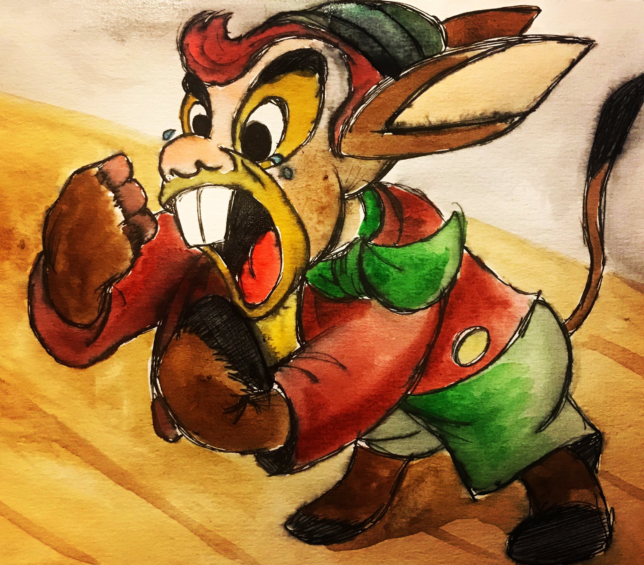 Pinocchio Lampwick Turns Into Donkey