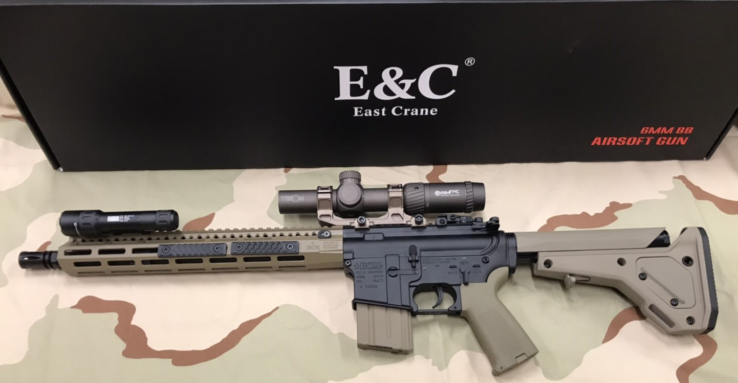 キンワ株式会社 on Twitter: "ー新商品情報ー E&C社製 F8/TTI＆BCM/UBRスナイパー 13ｲﾝﾁ M-LOK BK/DE 入荷。 E&C社製 332-MをベースにUBR ...