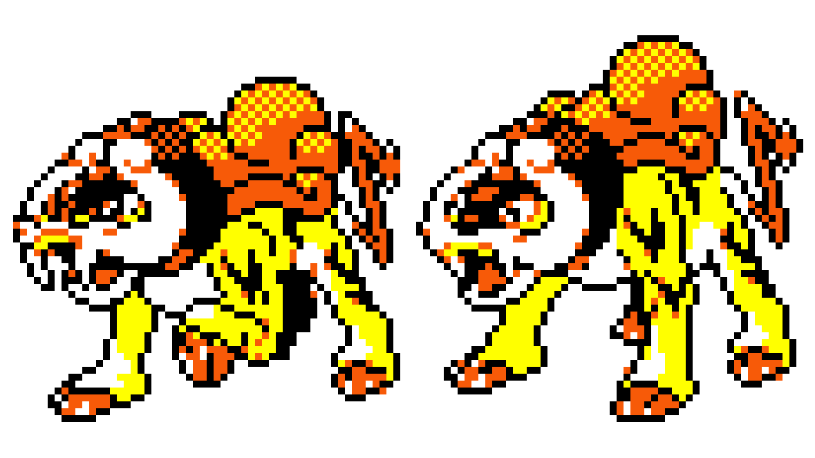Shiny Raikou Sprite