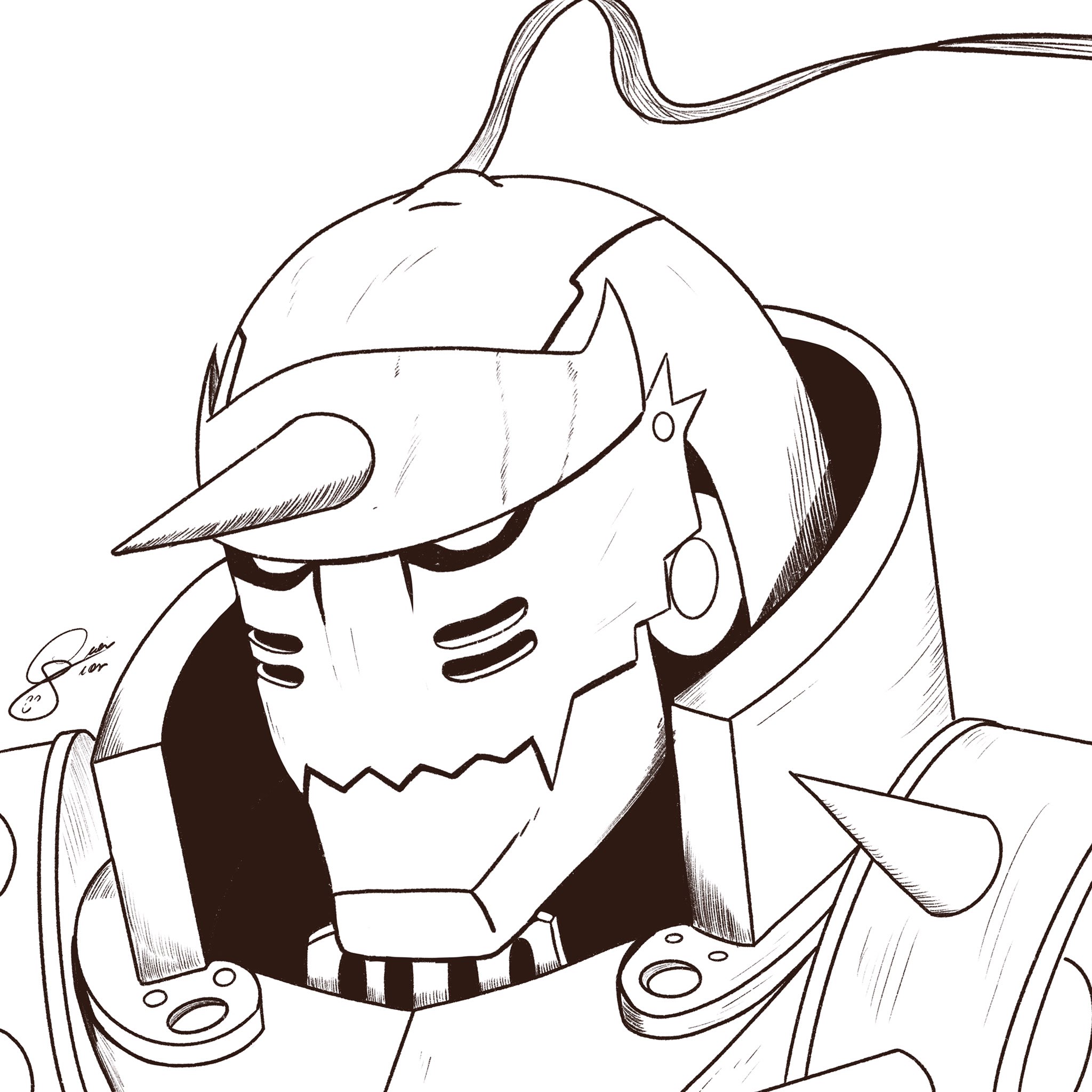 Fullmetal Alchemist Al Drawing