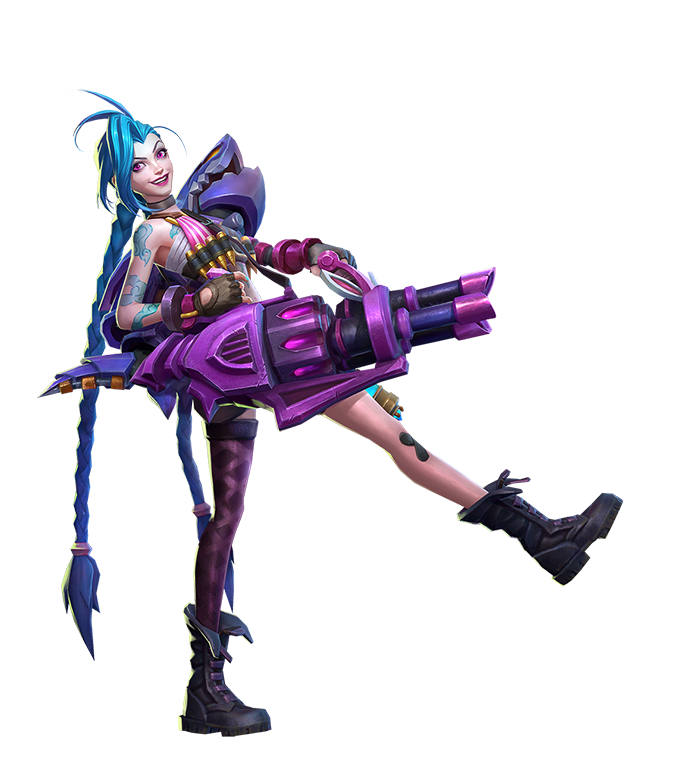 League Of Legends Jinx Render