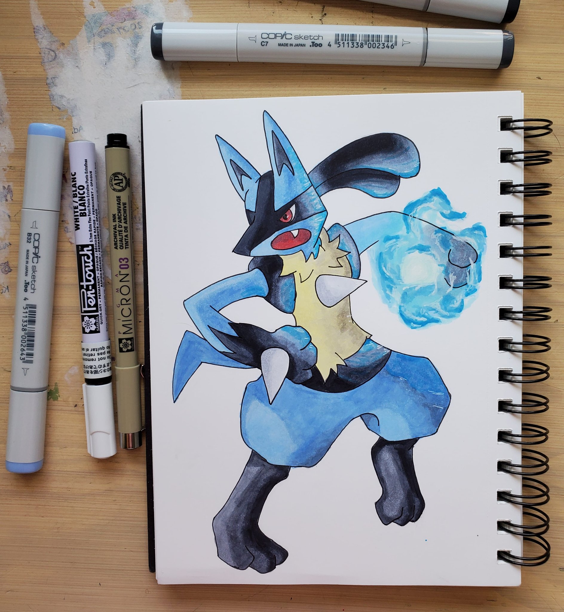 Pokemon Drawings In Pencil Lucario