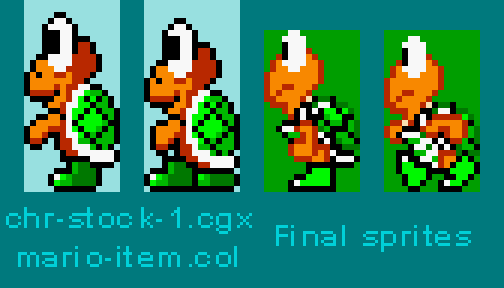 Mario Koopa Sprite