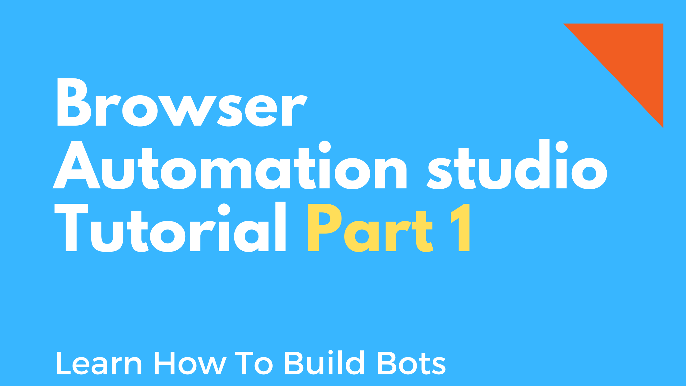 Automation Studio Tutorial