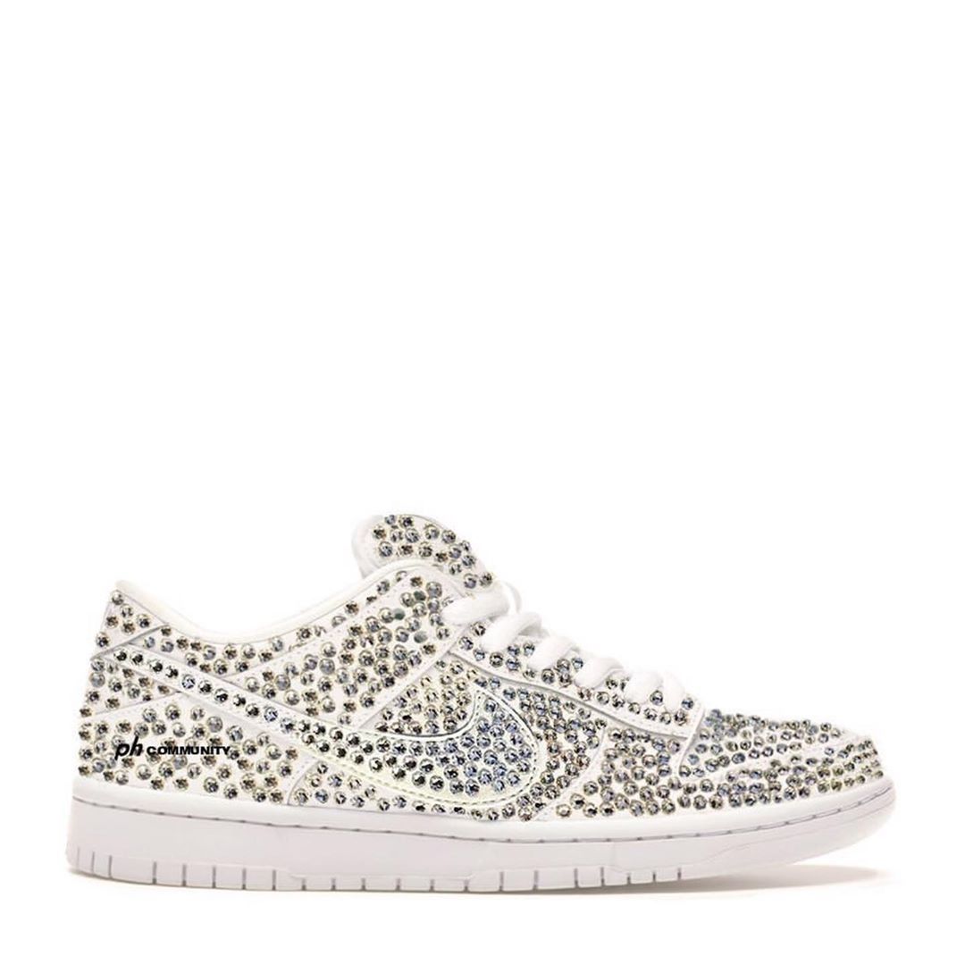 Diamond Studded Nike Dunks