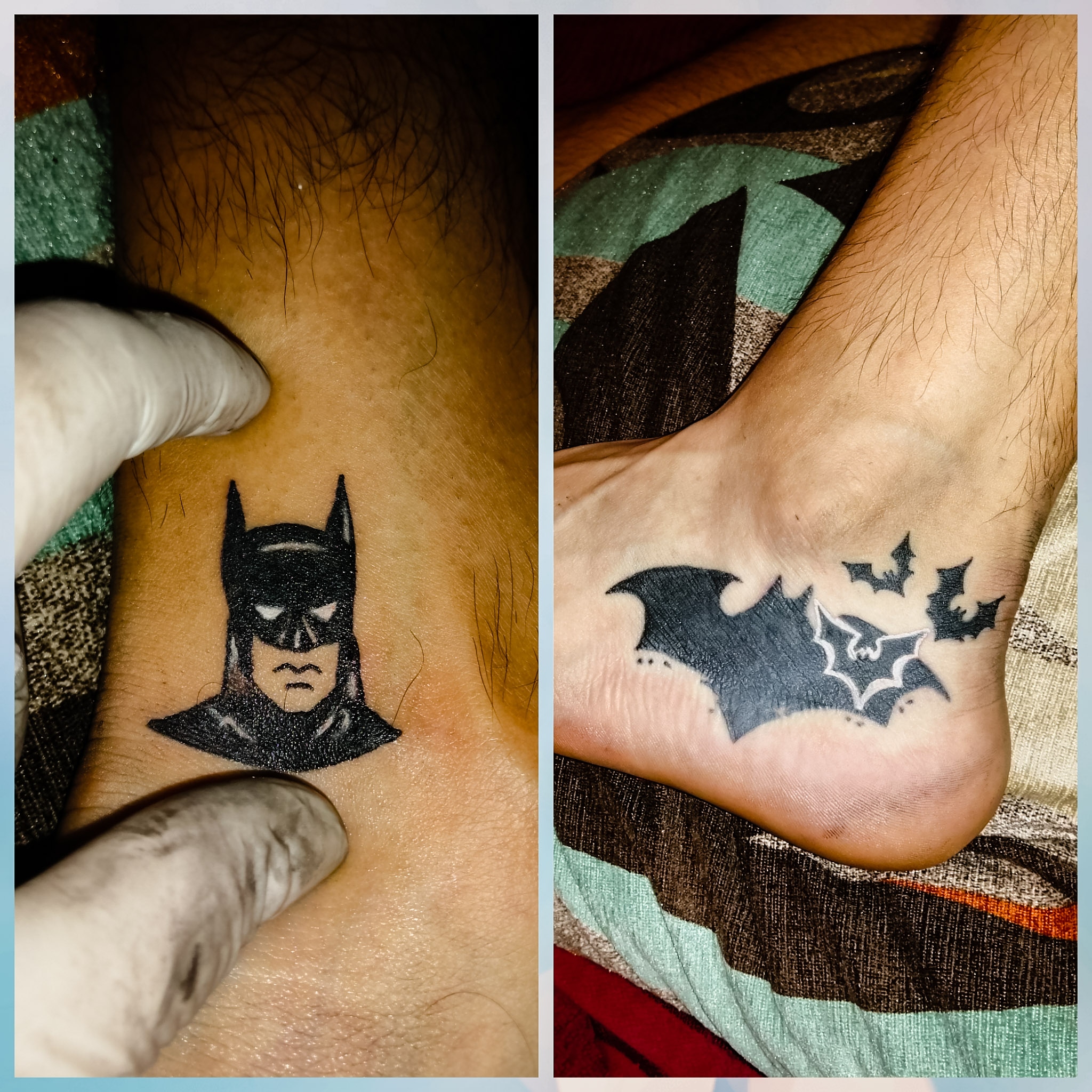 Batman And Robin Logo Tattoo
