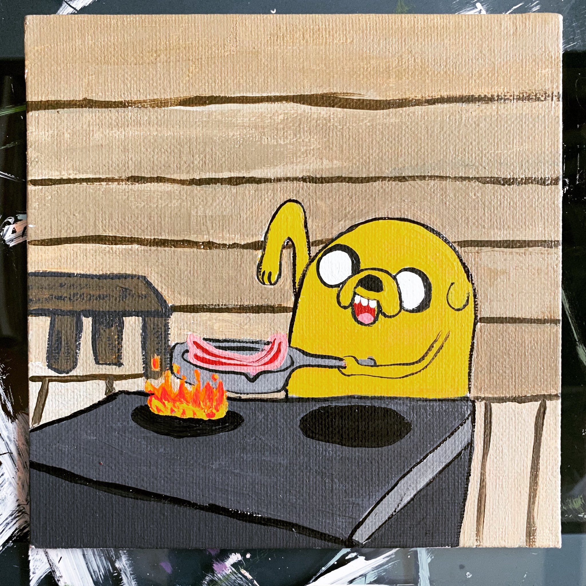 Jake The Dog Bacon Pancakes