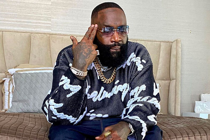 Rick Ross No Shirt Couch