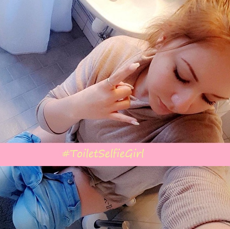 ToiletSelfieGirl on Twitter: "Having a toilet break while I do my nails. 💅 #ToiletSelfieGirl # ...