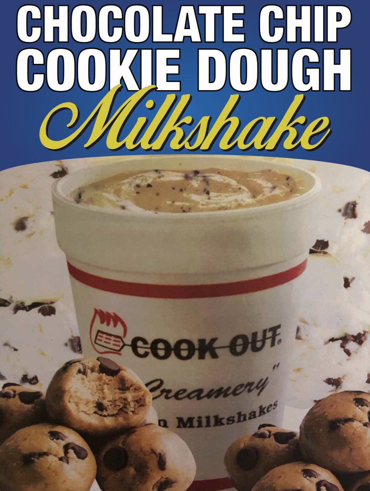 Cookout Milkshakes Chocolate