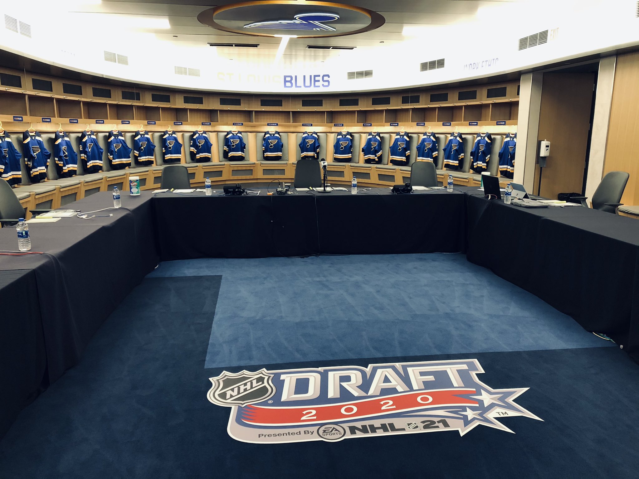 Blues Locker Room
