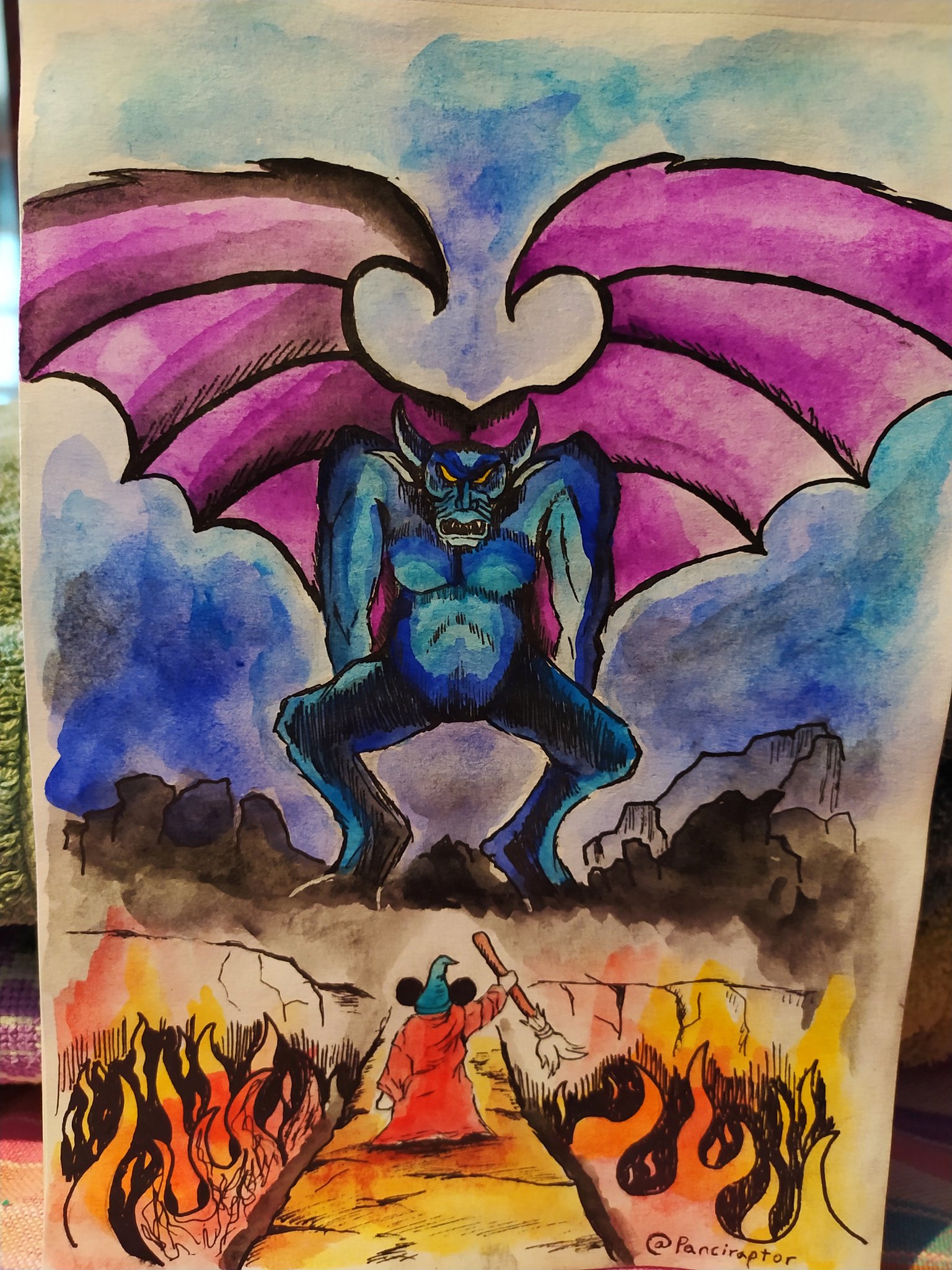 Chernabog Drawing