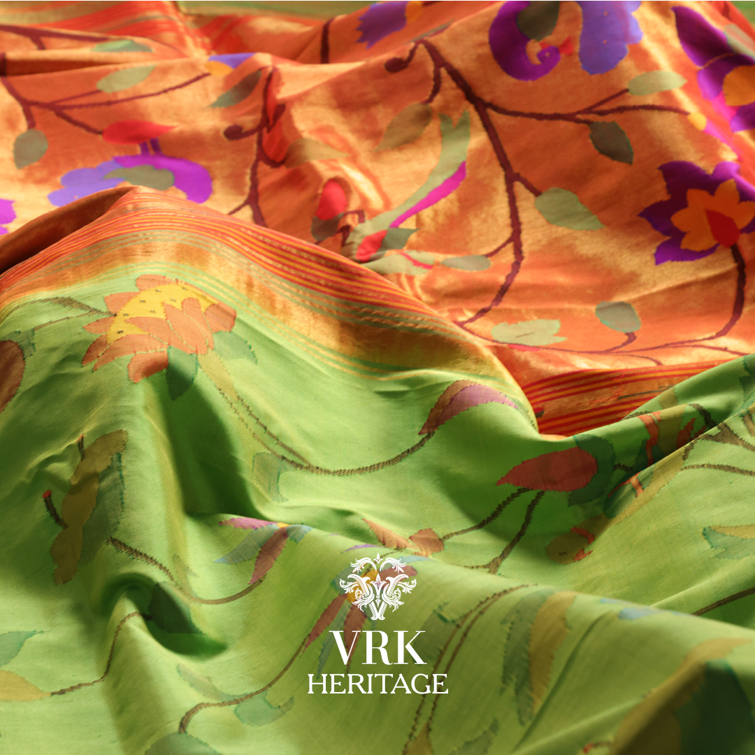 VRK Heritage on Twitter: "A Celebrated Collection of Royal Paithanis. To Book an Appointment at ...