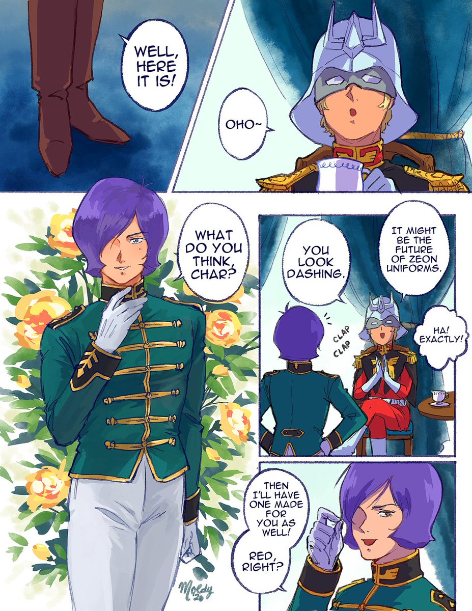 「Zabi Decor... #charaznable #garmazabi #gundam 」Moldyの漫画