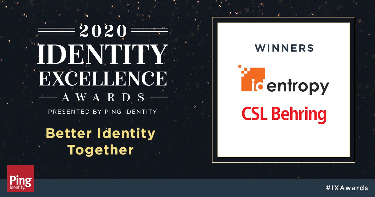 Identropy on Twitter: "🏆We did it! #Identropy as an integration partner with CSL Behring ...