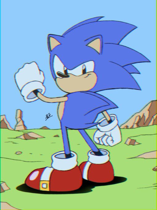 「sonicthehedgehog」のtwitter画像イラスト人気順