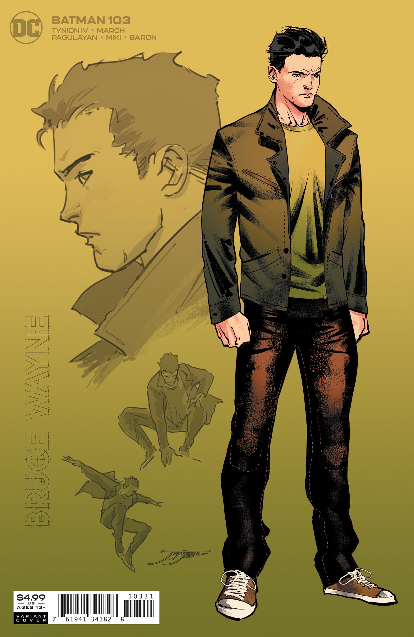Dc Nation On Twitter Loving Casual Bruce Wayne On The Batman 103 125 Variant Cover By