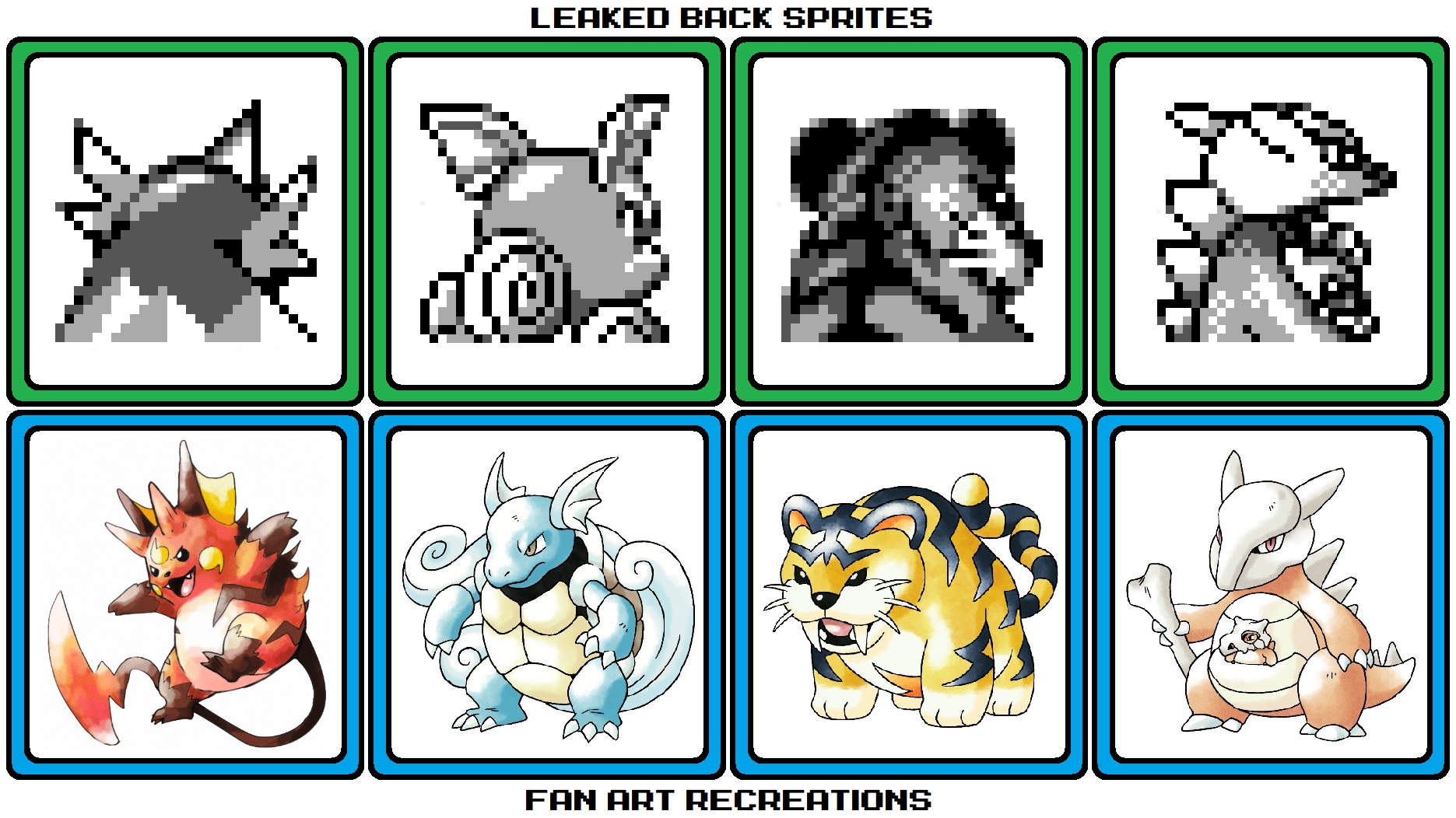 16 Bit Pokemon Sprites