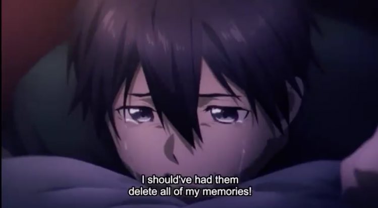 Kirito And Suguha Crying