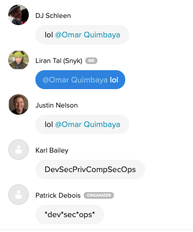 Liran Tal | building a log4j log4shell game 🎮 on Twitter: "John Wills: The DevSecOps pipeline is ...