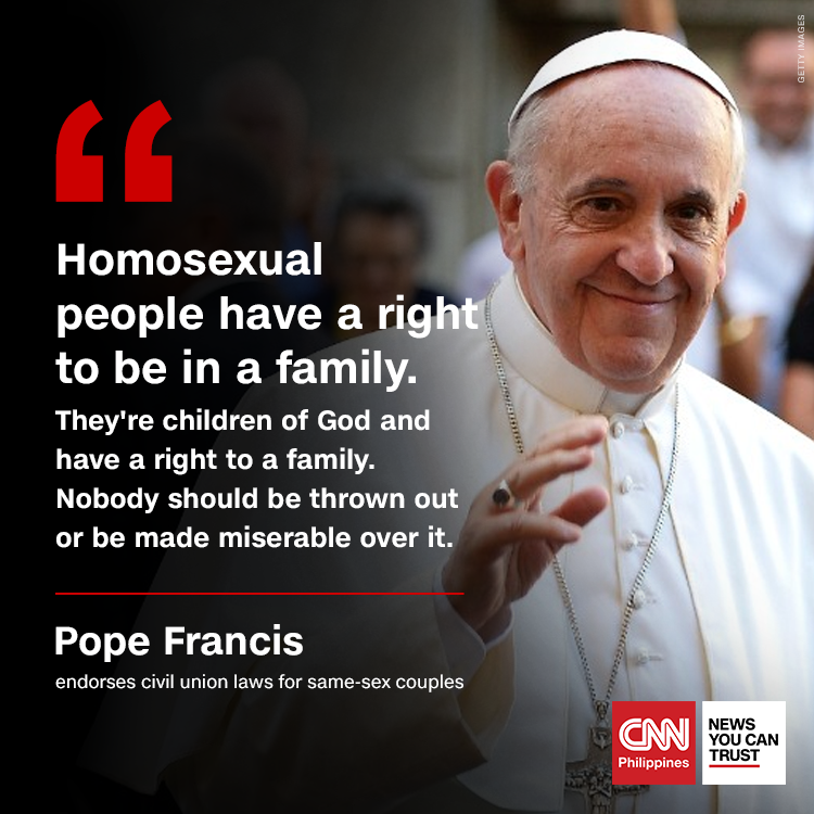 Pope Philippines Quotes Pope Francis: Divorce Sometimes "morally